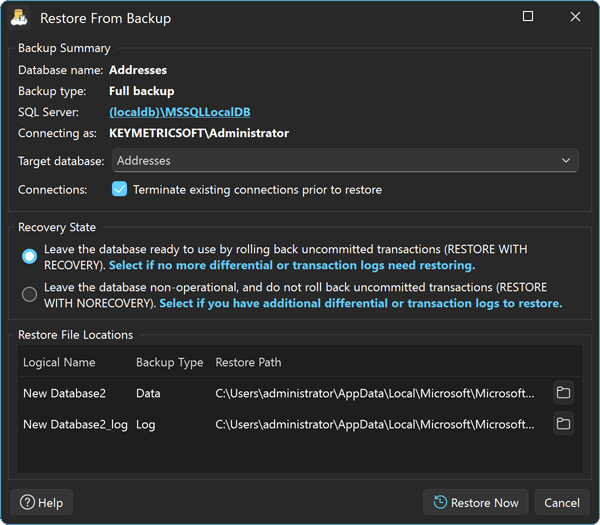 SQL Backup Master - Explore and Manage Database Backups
