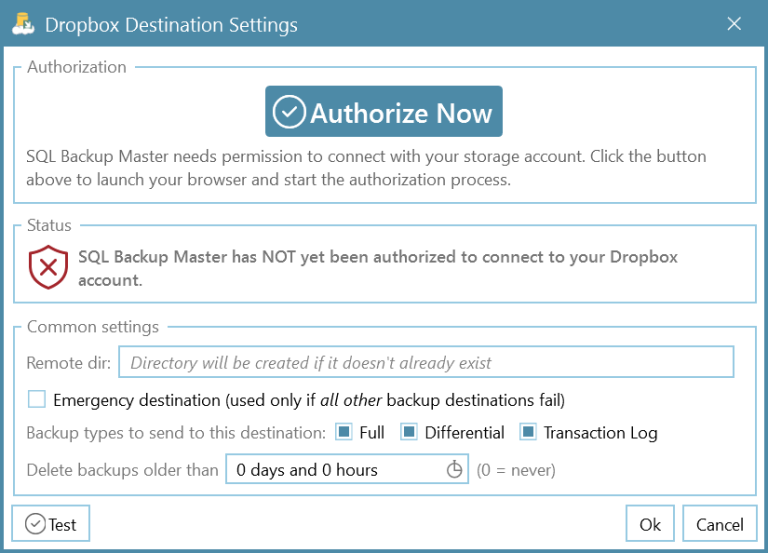 SQL Backup Master – Easy, Free SQL Server Backups